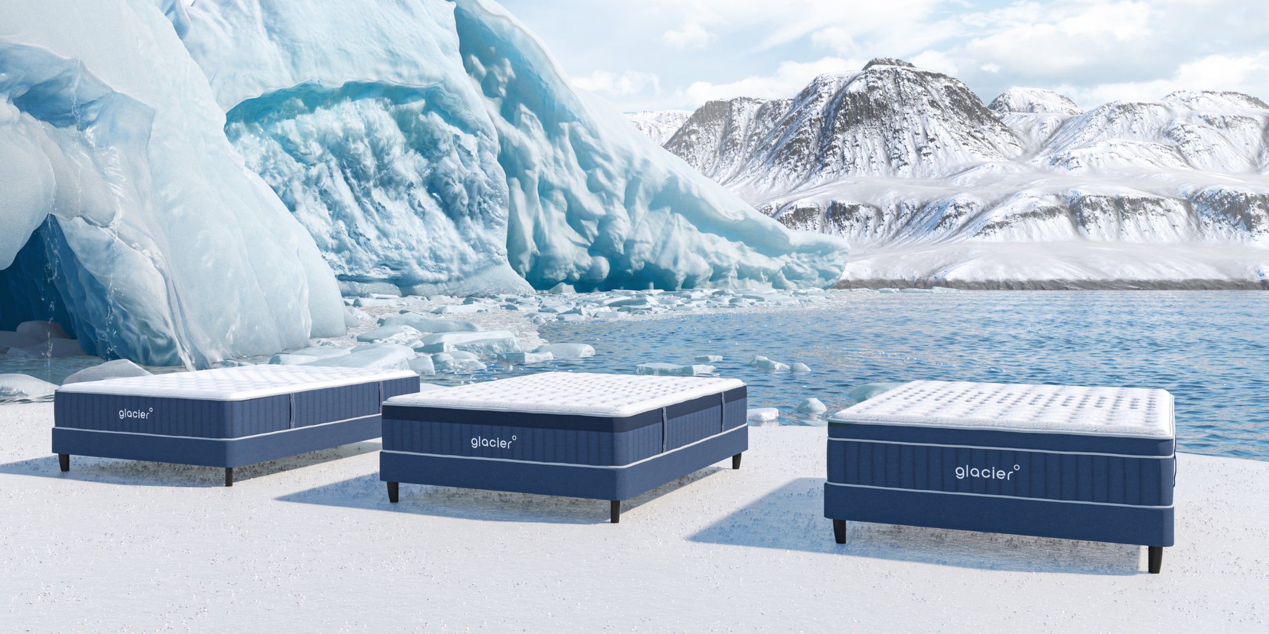 Glacier Sleep - Premium Cooling Mattress For A Deep & Restful Sleep